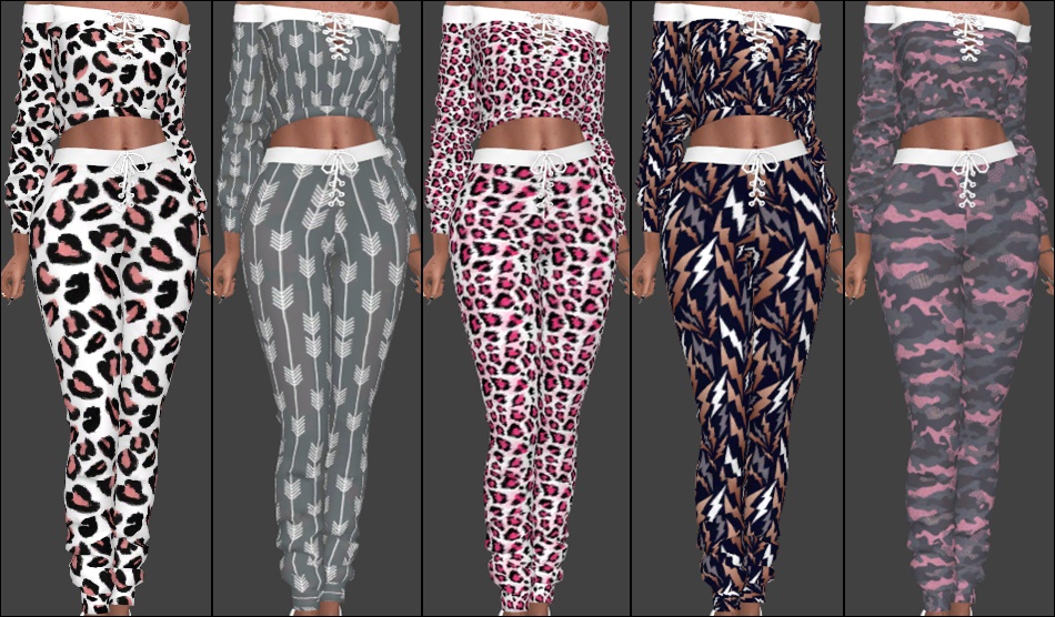 Annett's Sims 4 Welt: Experiment - NitroPanic Zens Lace Up Sweat Set ...