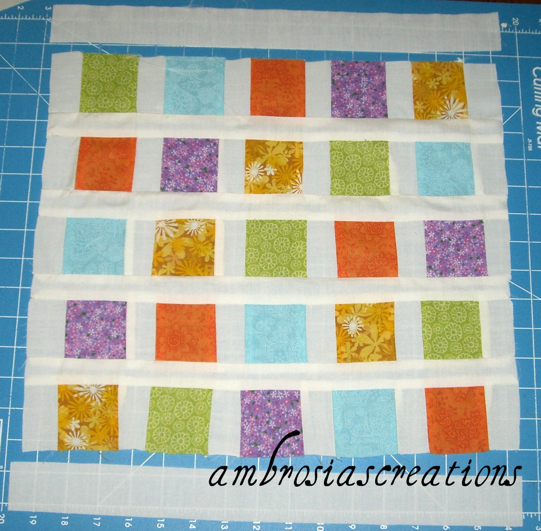 Ambrosia's Creations: Tutorial: Scrappy Patchwork Pillow Cover