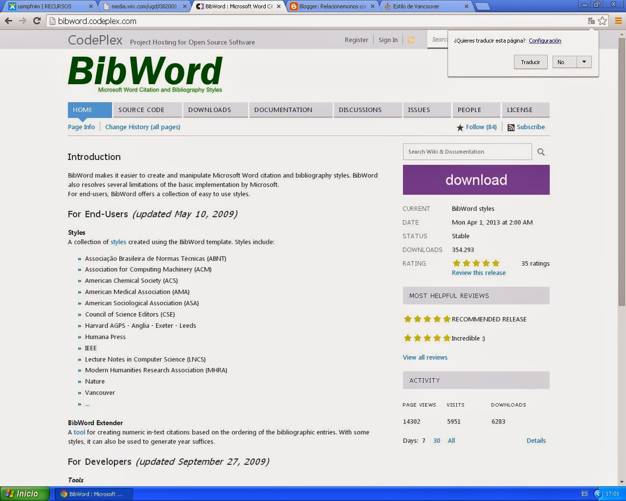 Relacionemonos con nuestros cursos: USO DE ESTILO VANCOUVER EN ...