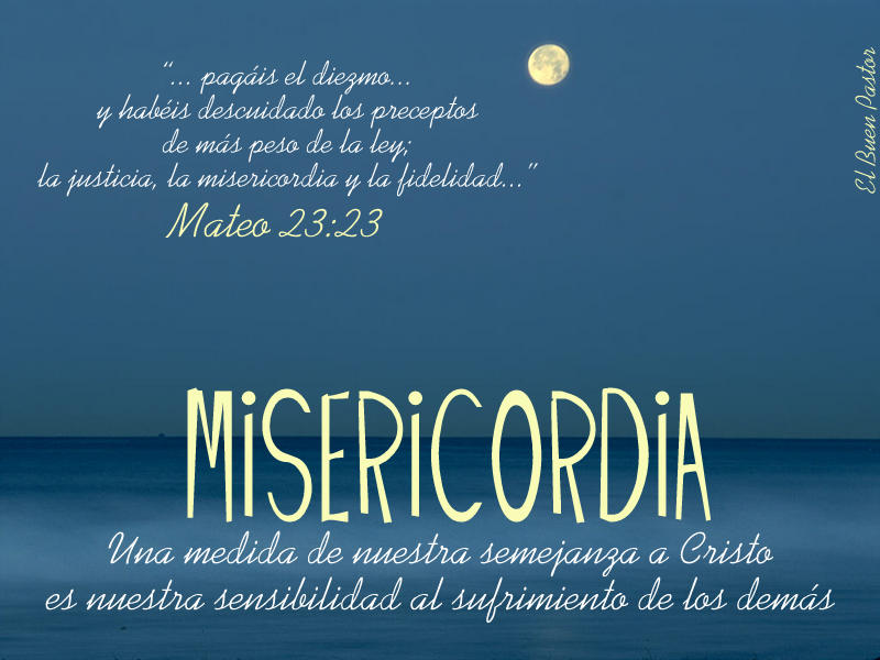 YO SOY EL BUEN PASTOR: Mateo 23:23