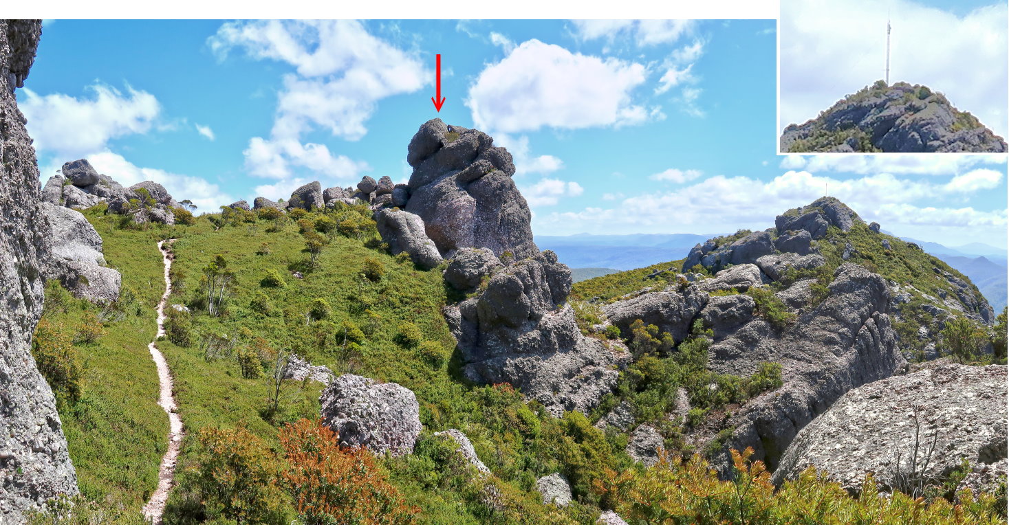 Mountains: Mt Roland, Mt Vandyke, Mt Claude Lookout, Tas, Australia