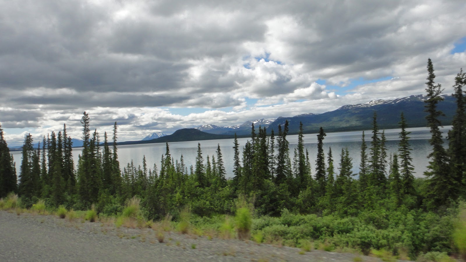Riding the USA: Day 11 - Atlin, BC - First ride with the group