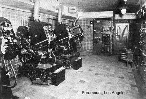 Los Angeles Theatres: Metropolitan/Paramount Theatre: projection booth