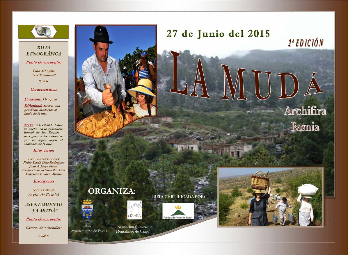 Montañeros de Uzapa: LA MUDA- Fasnia