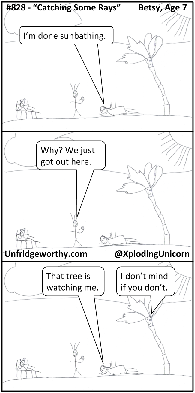 Catching Some Rays ~ Unfridgeworthy