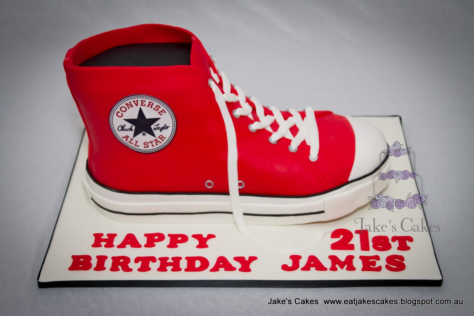 Jake's Cakes: Converse Shoe cake
