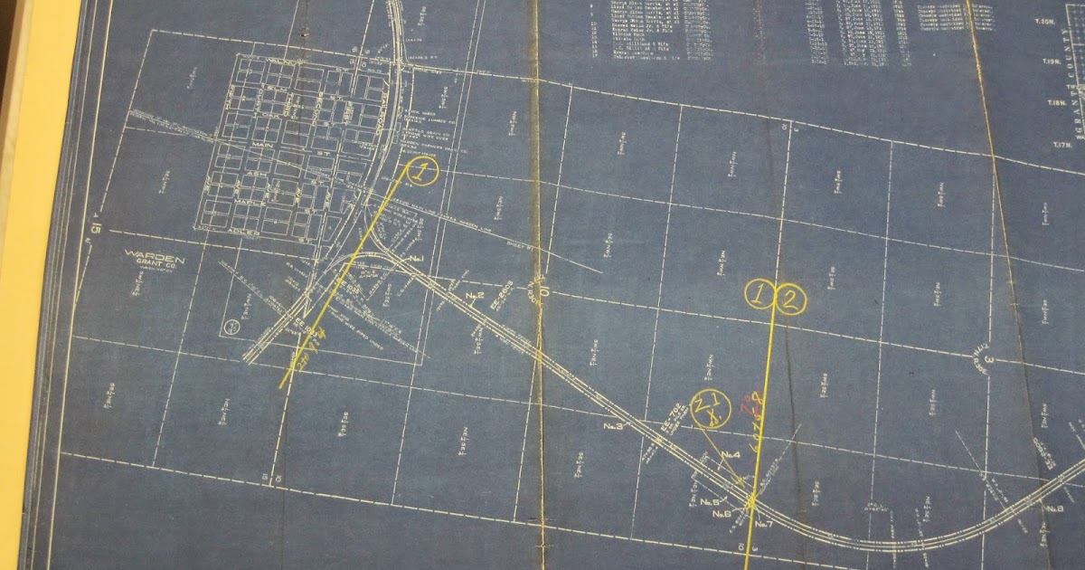 Big Bend Railroad History: Milwaukee Road Map-Warden