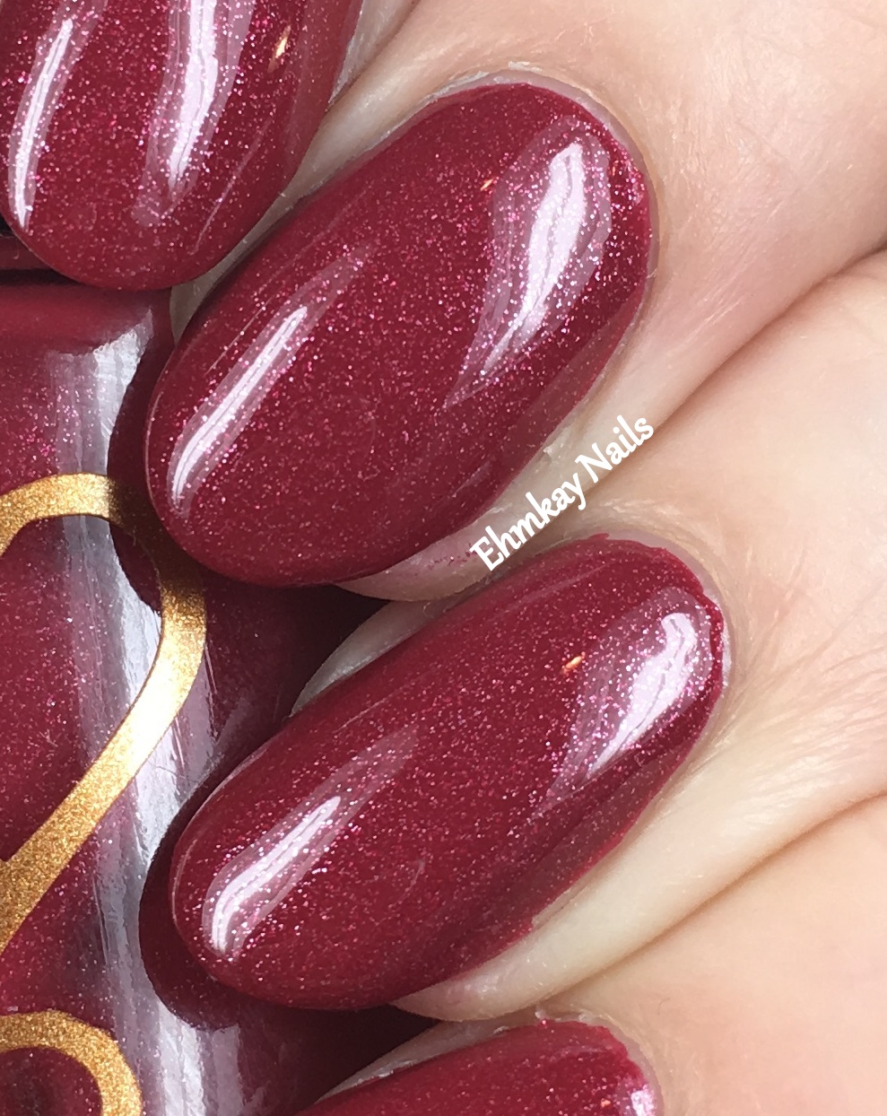 ehmkay nails: 6 Harts Raspberry Ice February 2018 Polish Pickup