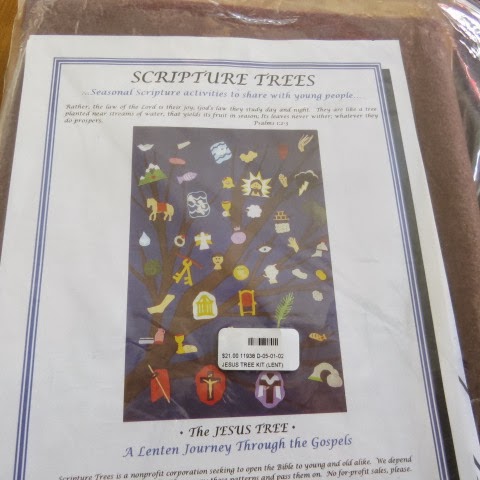 The Diary of a Sower: Preparing for Lent: Making a felt Jesus Tree