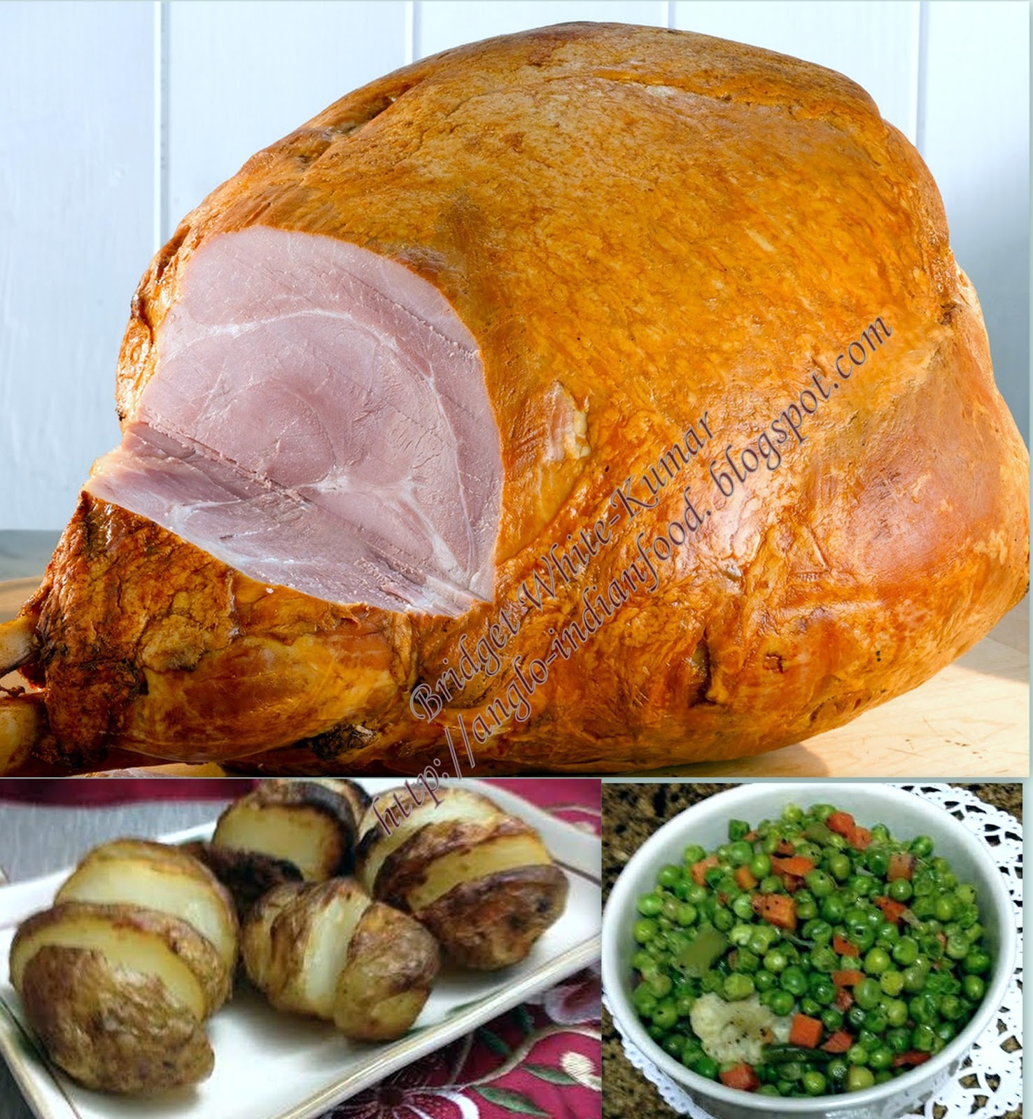 ANGLO-INDIAN CUISINE : ANGLO-INDIAN HAM ROAST