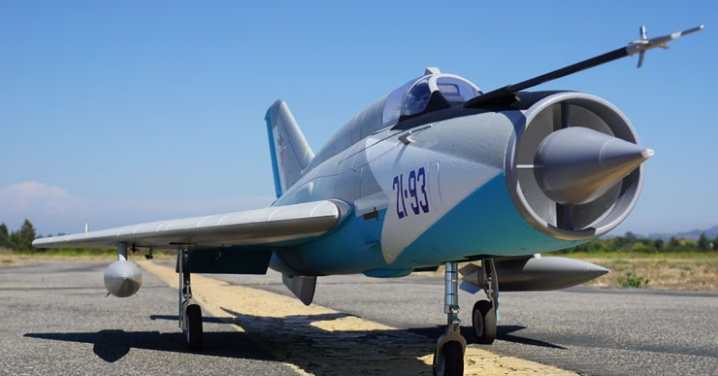 Mig-21 Silver 80mm EDF Jet | world rc plane