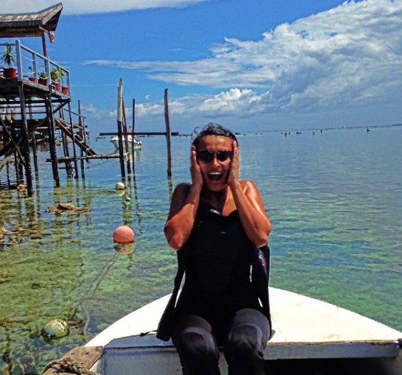 Fuh Fanas: Foto Nabila Huda Diving Di Pulau Mabul Sabah