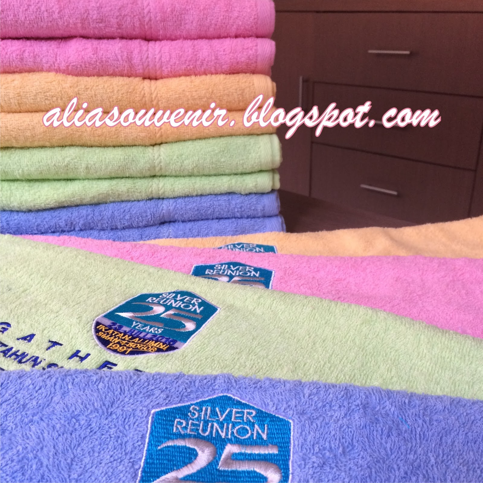 Souvenir Handuk 50x100 seri warna Merk Cottonfield