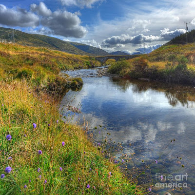 French Vocabulary Illustrated: amont