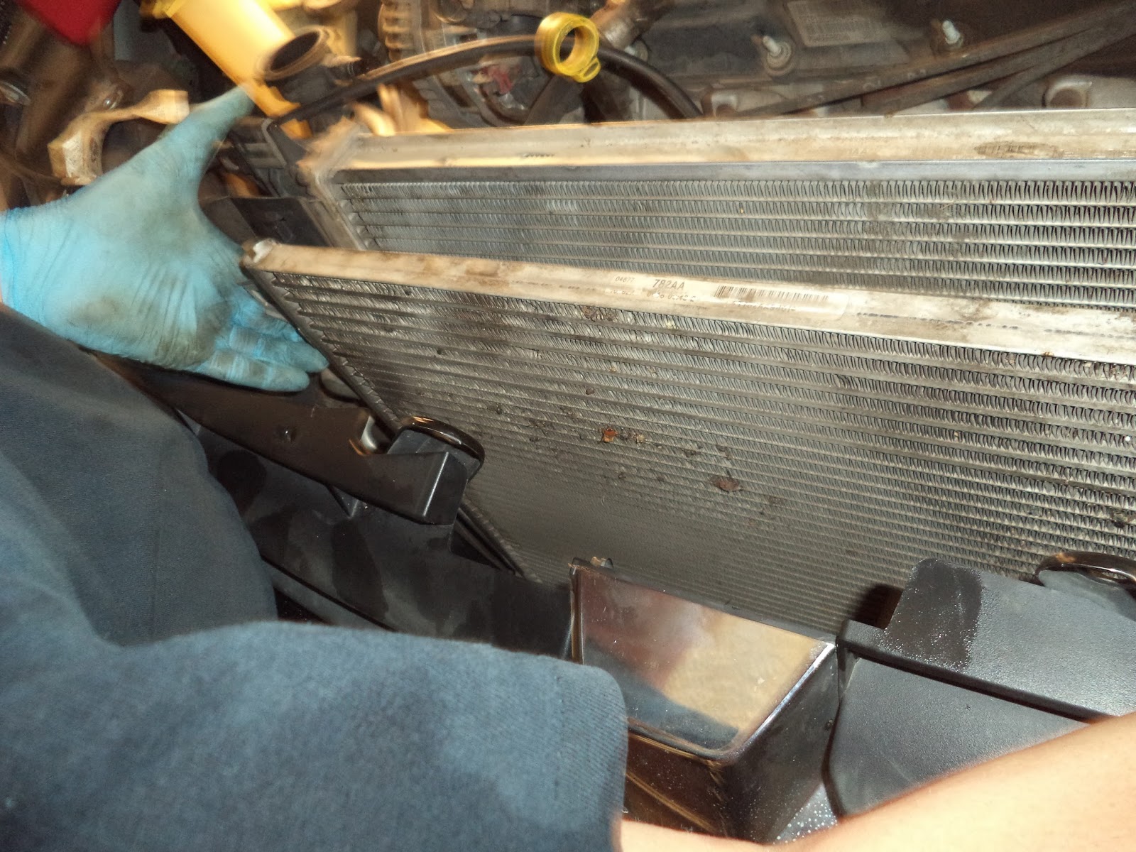 Tear it up, fix it, repeat: 08 Dodge Grand Caravan Radiator Replacement