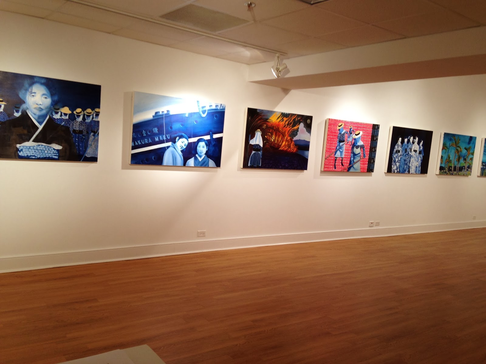 LAURA KINA: Blue Hawaii installation shots and catalog - "Okinawan ...