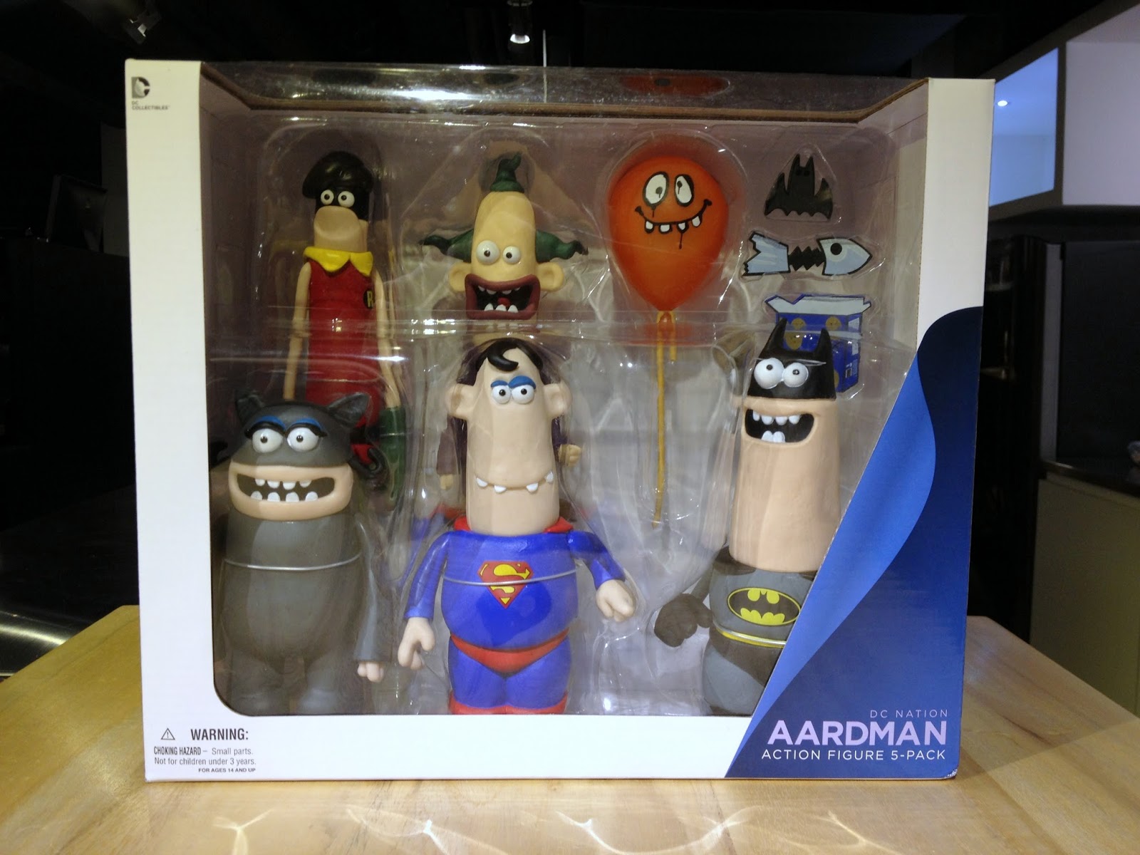 i - first person singular: Aardman DC Nation Action Figure Five Pack Set