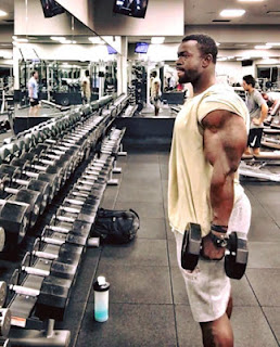 world bodybuilders pictures: nairobi bodybuilder Fred Shaka