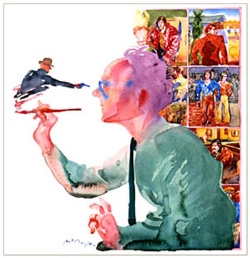 All Things Ruffnerian, a Design Blog and More: Illustrator James McMullan