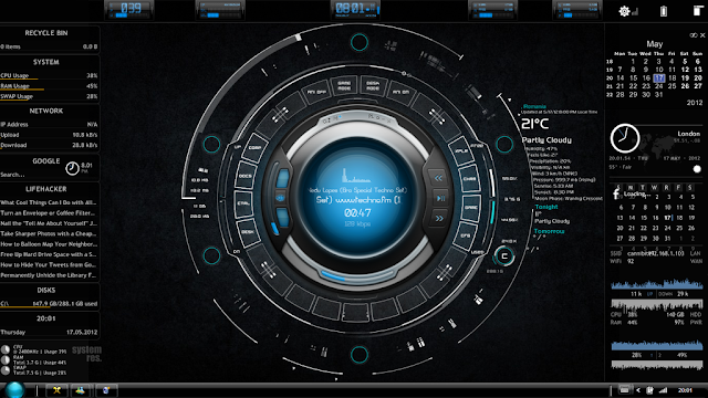 How To Customize windows 10 Using Rainmeter By Frank Xavier | Windows ...