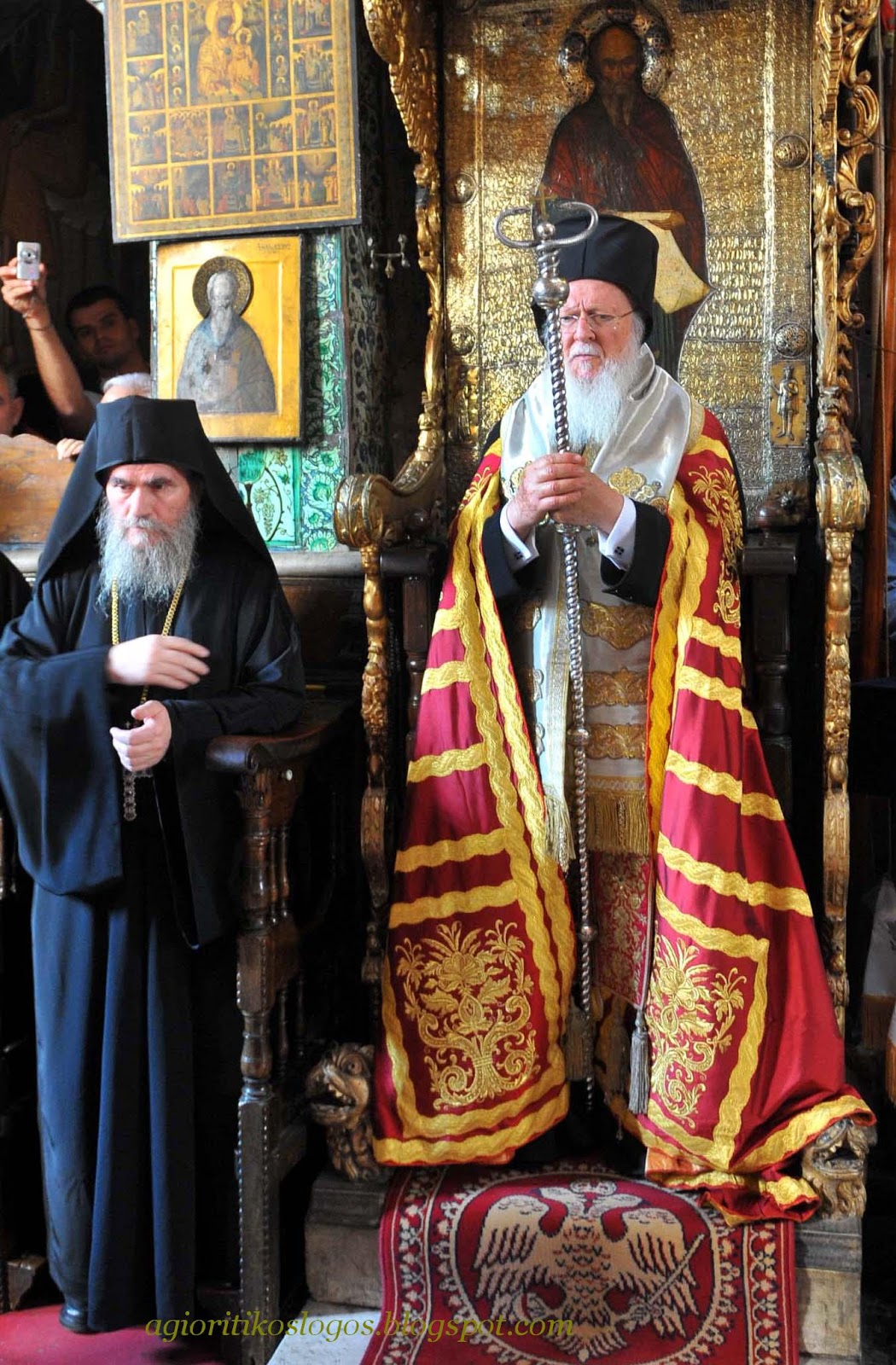 ΑΓΙΟΡΕΙΤΙΚΟΣ ΛΟΓΟΣ: ΠΡΟΣΚΥΝΗΜΑ ΤΟΥ ΟΙΚΟΥΜΕΝΙΚΟΥ ΠΑΤΡΙΑΡΧΗ ΣΤΗ ΜΕΓΙΣΤΗ ΛΑΥΡΑ