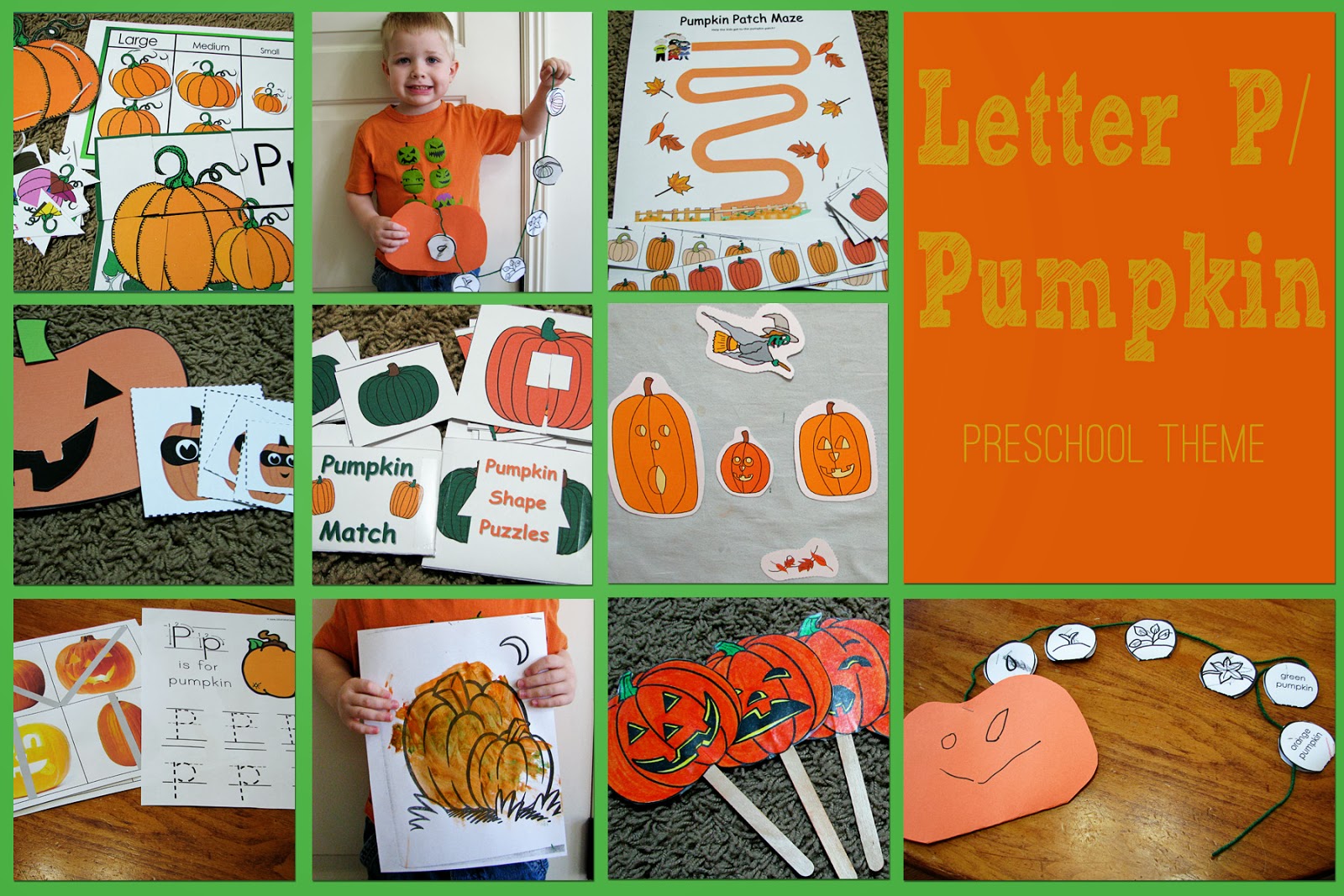 Mommy's Little Helper: Letter P/Pumpkins Part 1