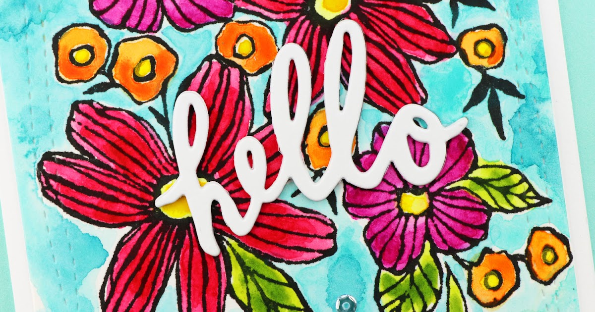 A Kept Life: Tupelo Designs LLC - Watercolor Hello