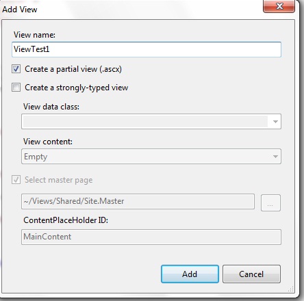 .Net Helper: Partial View in MVC
