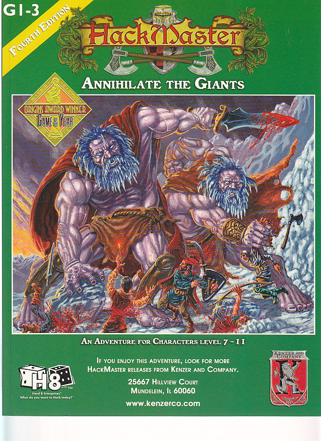 Quag Keep: HackMaster: G1-2 Annihilate the Giants