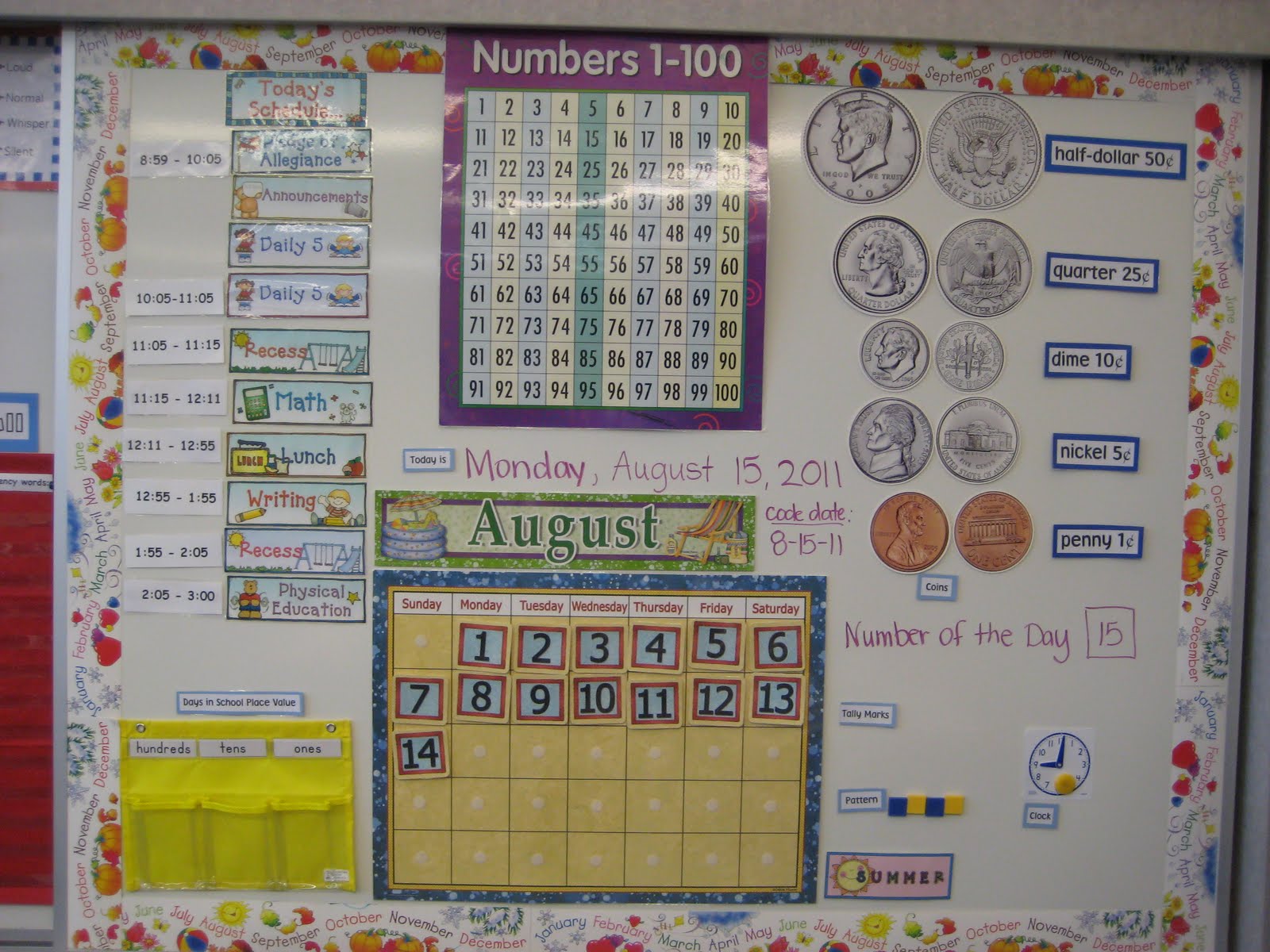 Finally in First: Classroom Pics and My Birthday