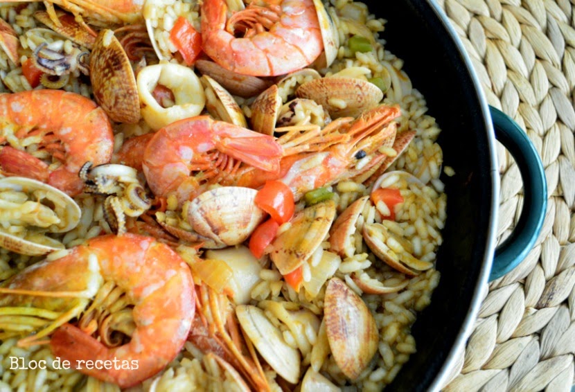 Bloc de recetas: Arroz de marisco