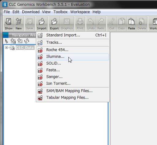 パックマンの挑戦 － PacBioシークエンサー: CLC Genomics WorkbenchでPacBioデータ
