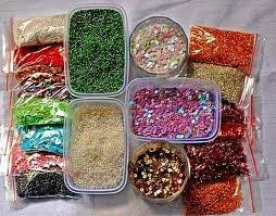 kreasi aksesoris crochet: sulaman payet