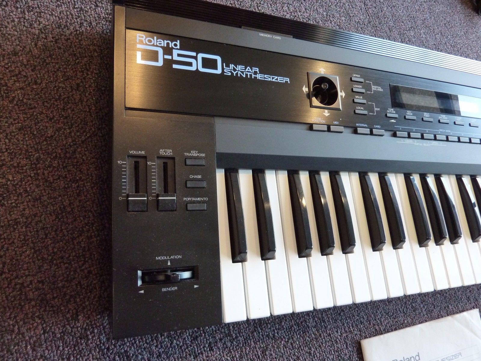 MATRIXSYNTH: ROLAND D-50 Linear Synthesizer in Excellent Condition
