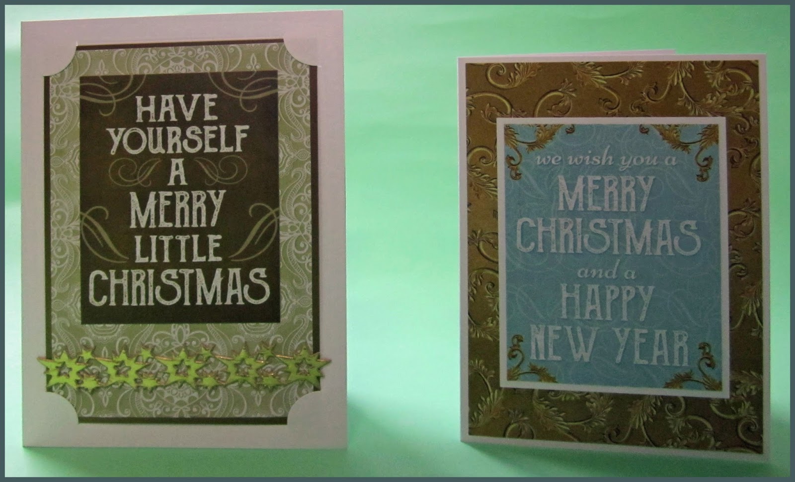 HAND MADE CARDS........ Ideas and Inspiration: QUICK CHRISTMAS CARDS ...