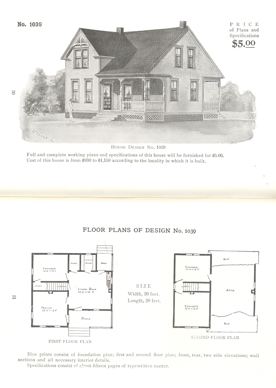 Old photos of architecture: 1908 Radford Architectural Company House Plans