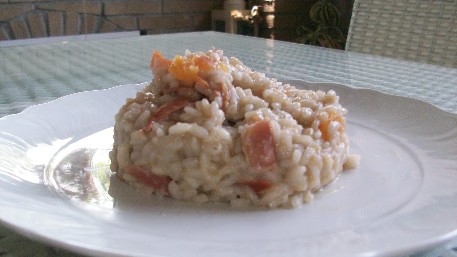 La Squarzeria : Risotto estivo con prosciutto crudo e melone
