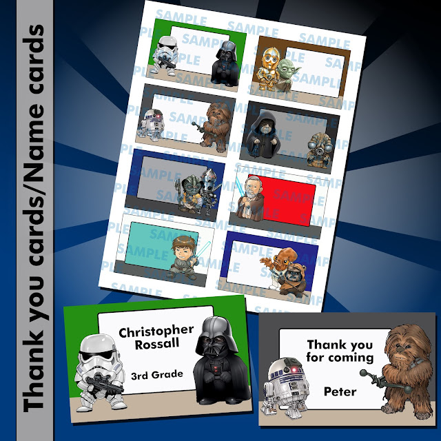 The Childrens Zone Digi Designs: Star Wars School Labels / Star Wars ...