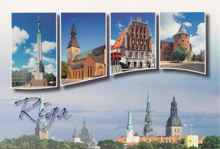 collect ROC: Latvia Postcard: Riga