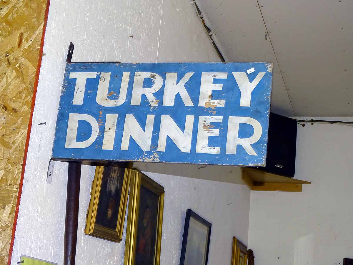 Northdixie Designs: Old Signs: Turkey Dinner