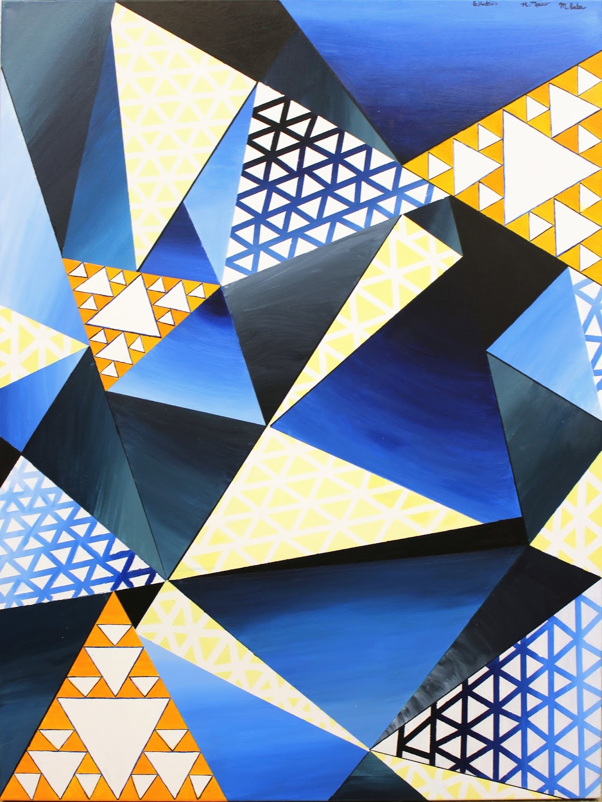 South High Fine Arts: DGS Visual Artists create Mathematics Murals ...