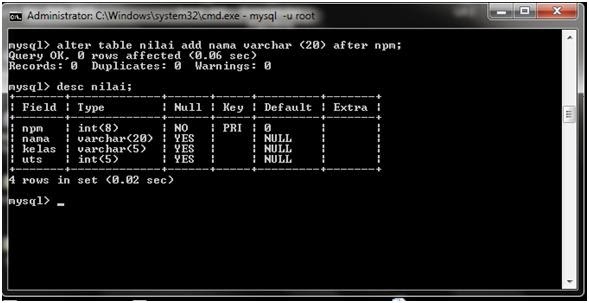 Membuat Database Dengan Perintah DDL dan DML Menggunakan XAMPP