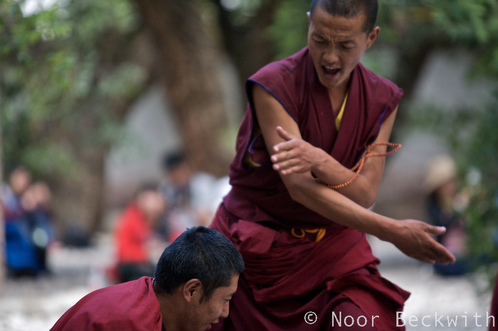 Noor Beckwith Photography: ARGUING MONKS OF SERA MONASTERY SERIES