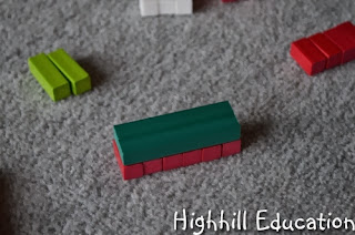 Highhill Homeschool: Multiplication and Square Numbers with Cuisenaire Rods