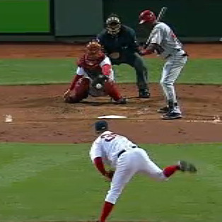 Hitting the low pitch