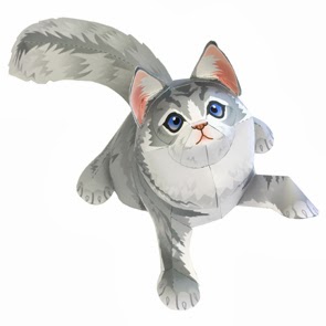Papercraft - Cat Maine Coon - Papercraft4u | Free Papercrafts, Paper ...