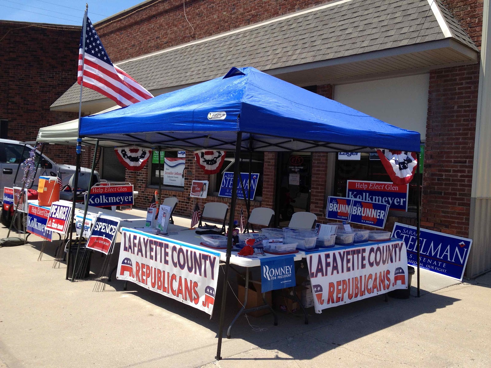 Lafayette County Politics: Republican Booth & Candidates at Wellington ...