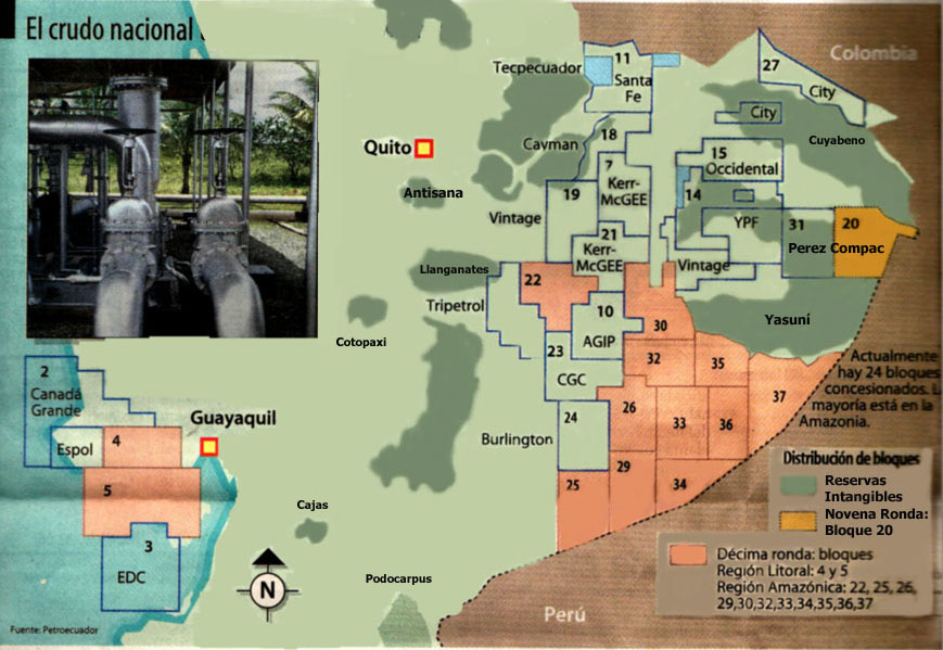 El Blog TIC de Bachiller: El Petróleo en Ecuador