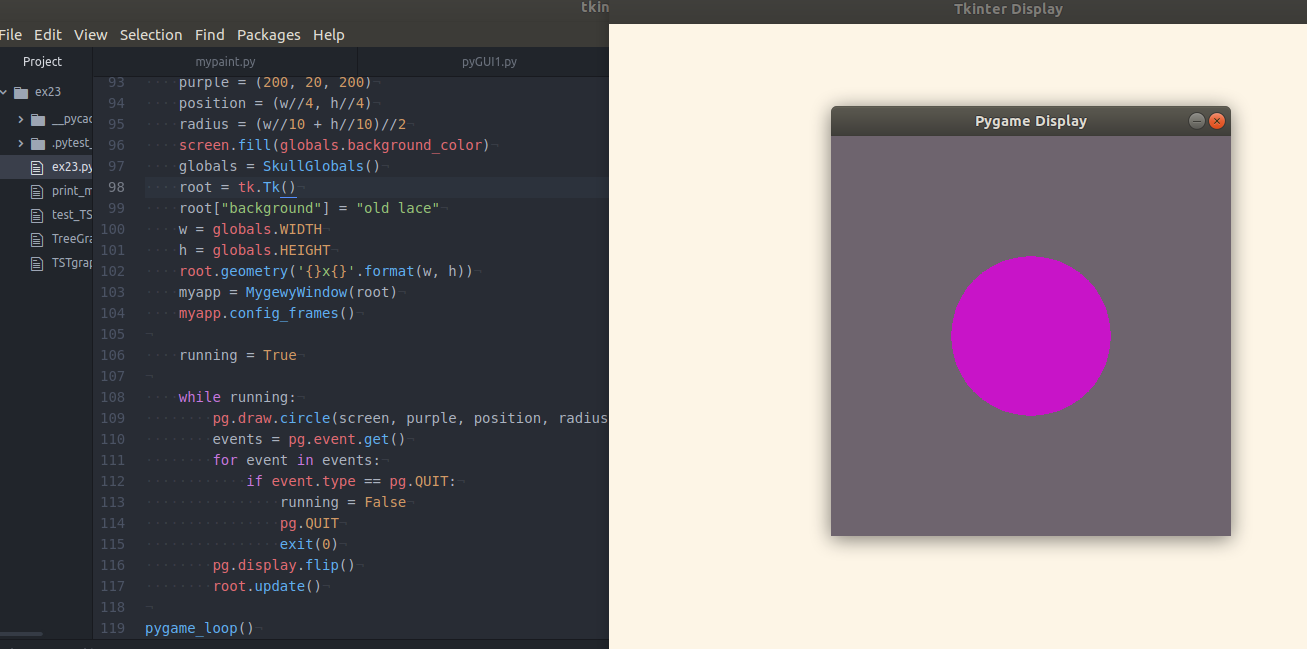 Pygame And Tkinter Used Together pygame-and-tkinter-used-together