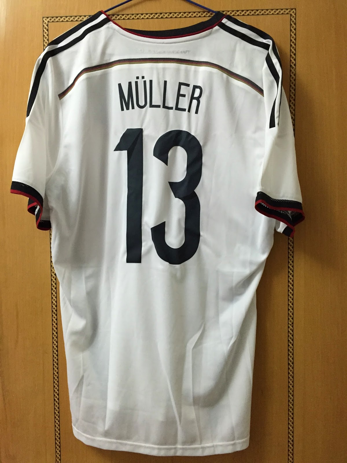 2014世界杯 Germany Home Shirt #13 Thomas Müller adizero版本連決賽日期字